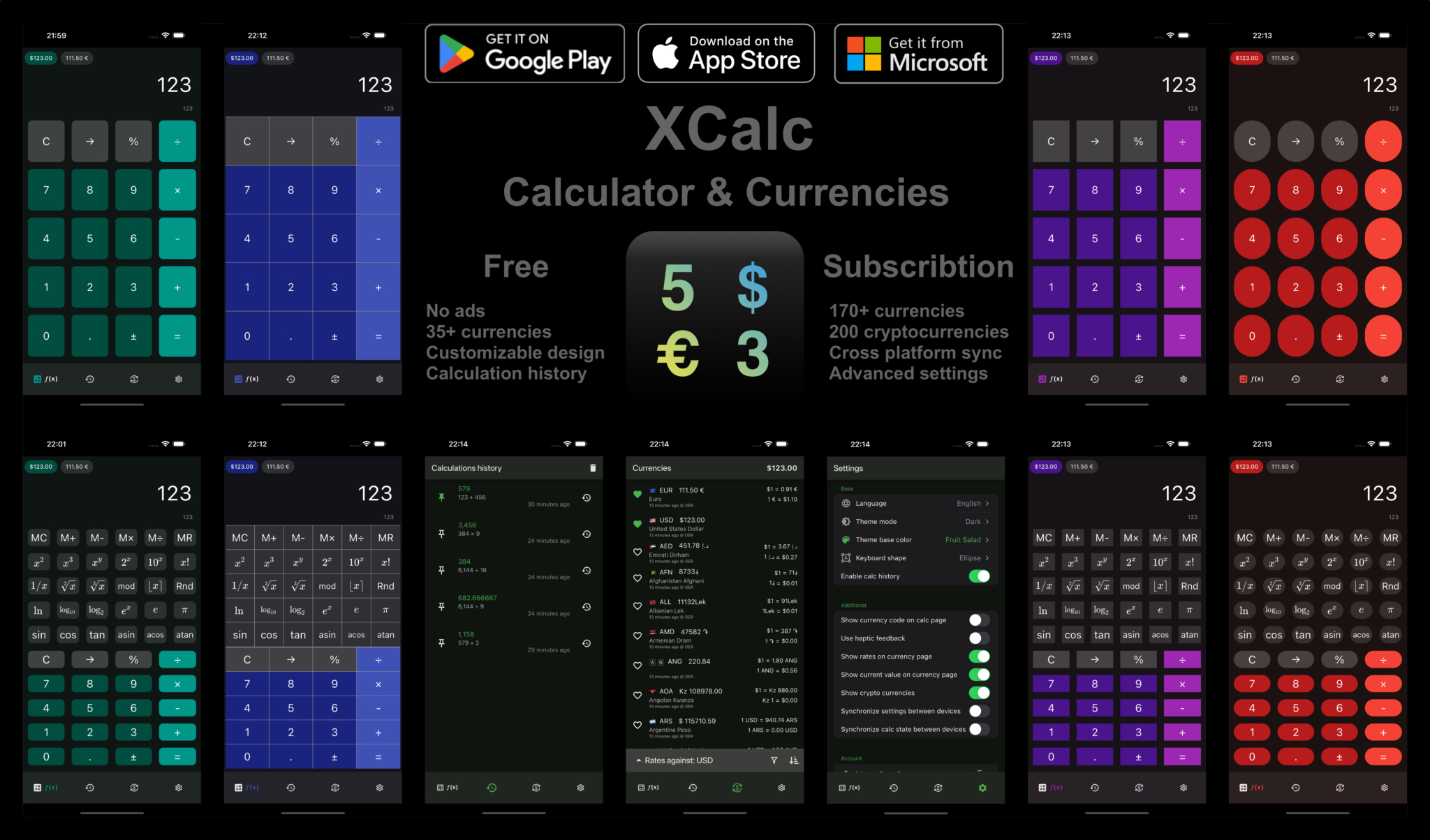 XCalc - Calculator&Currencies